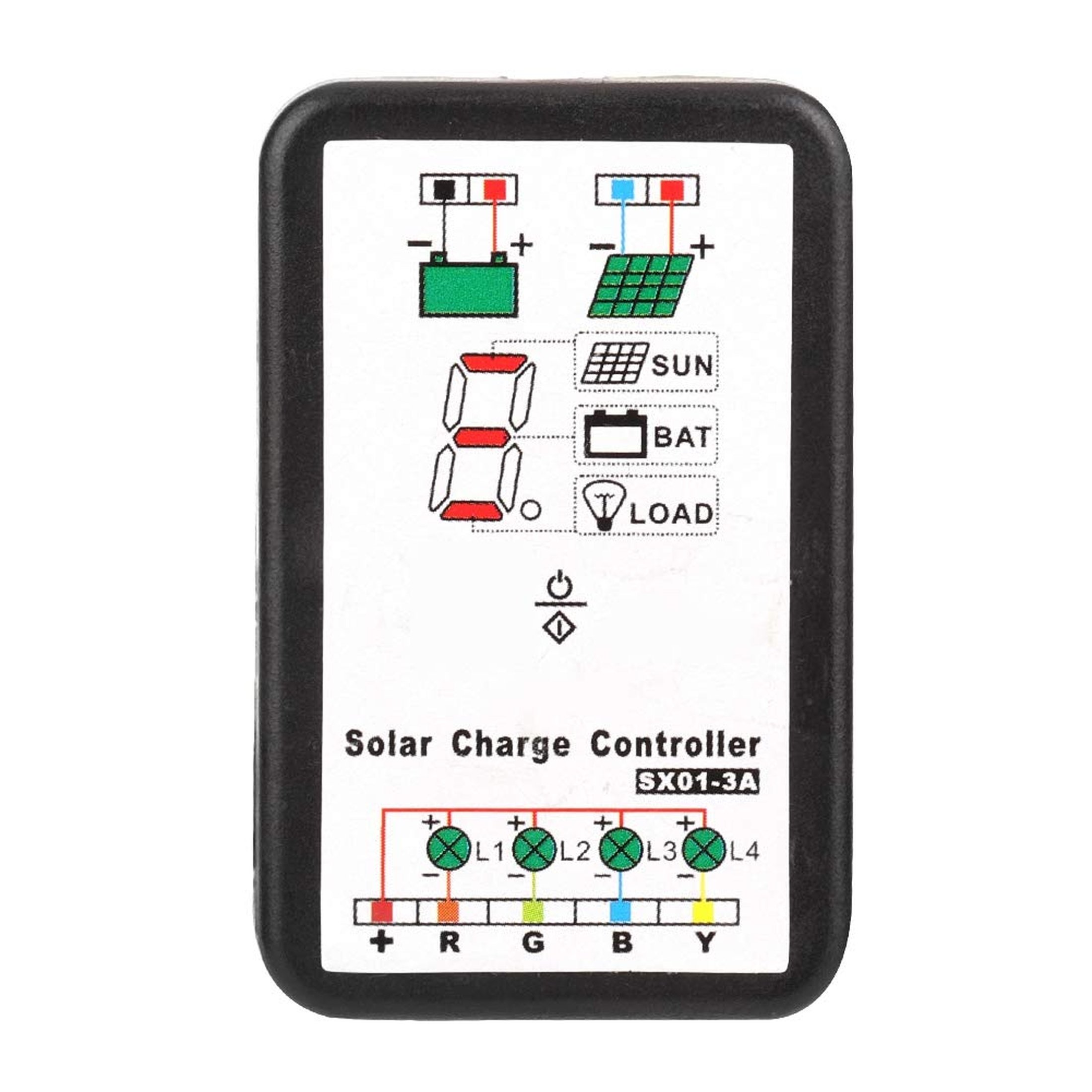 Smart Solar Charge Controller for 6V 12V Lithium and Ni-Mh Batteries ...