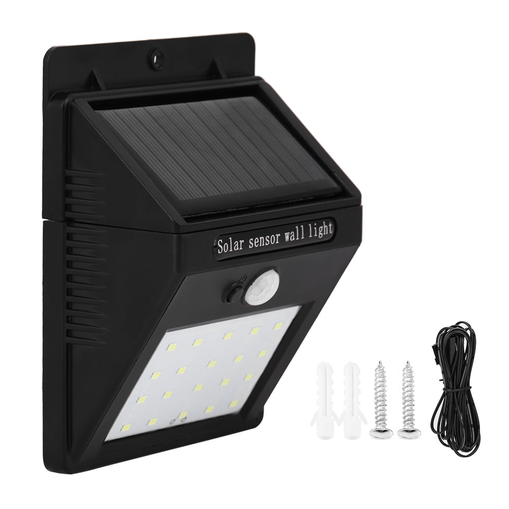 Smart Solar-Powered LED Wall Light Sensor Sconce for Road, Garden, and ...