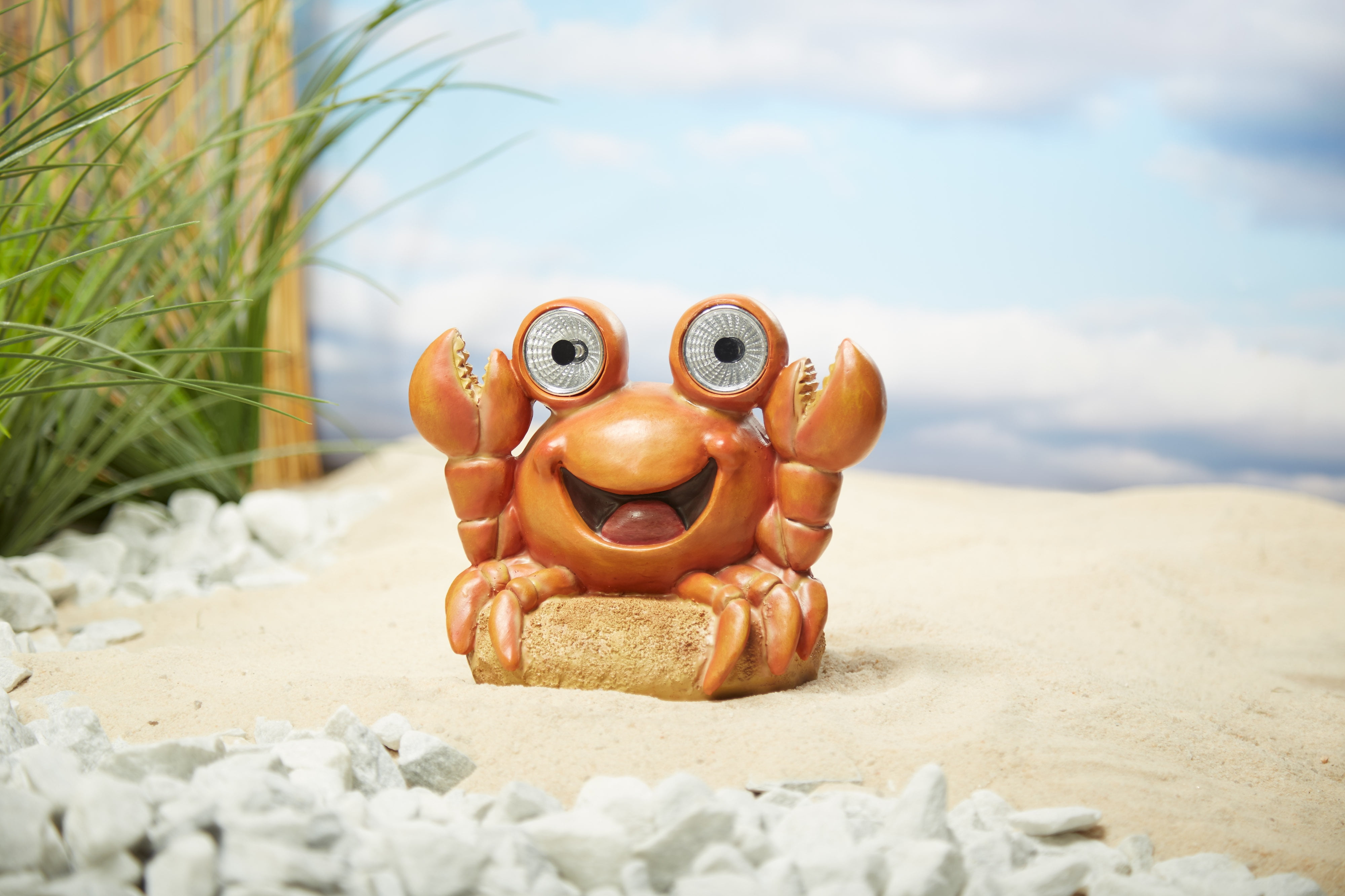 Smart Solar Solar Crab Coastal Pal Garden Statue - Walmart.com