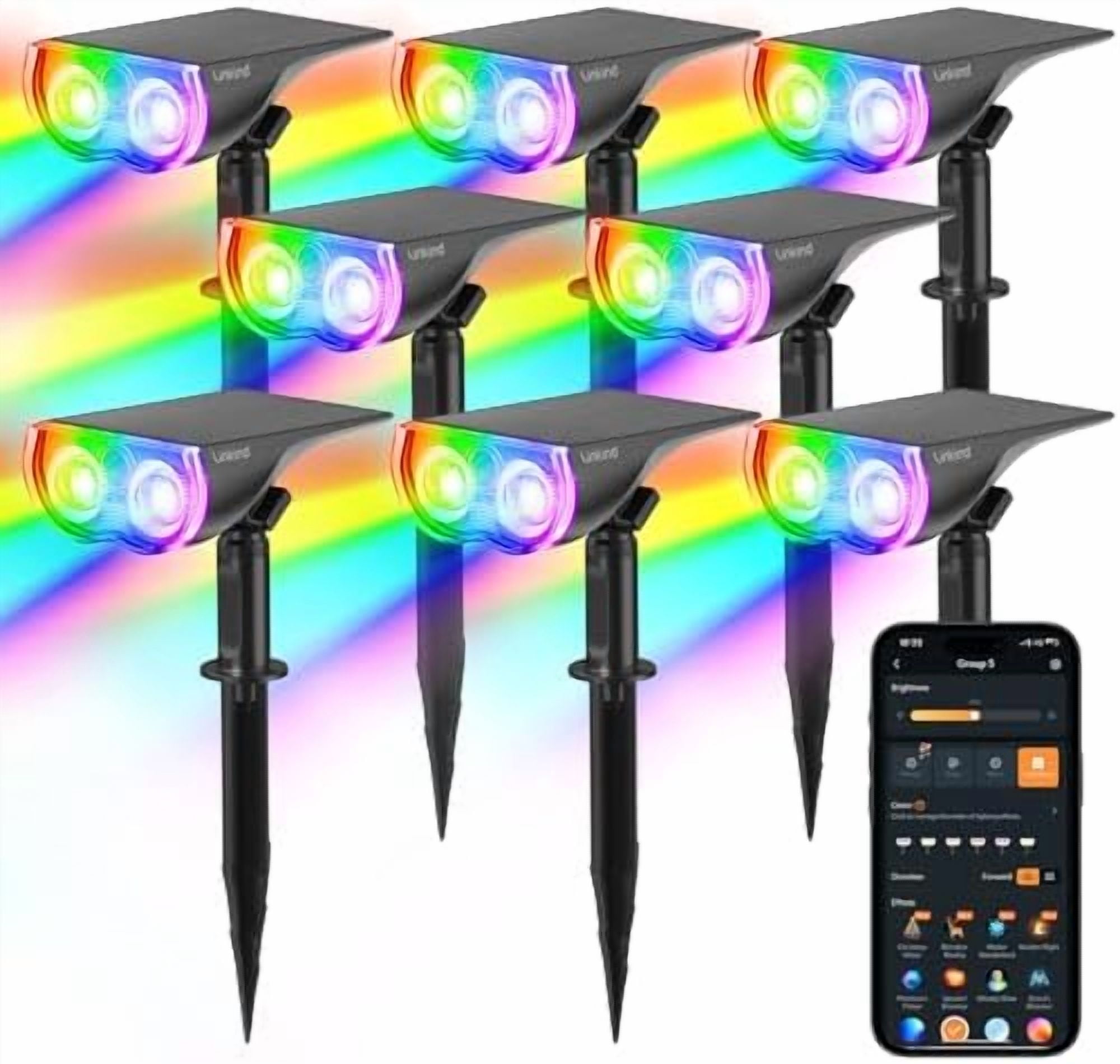 Smart Solar Spot Lights Outdoor SL5C, Solar Lights Outdoor Spotlight ...