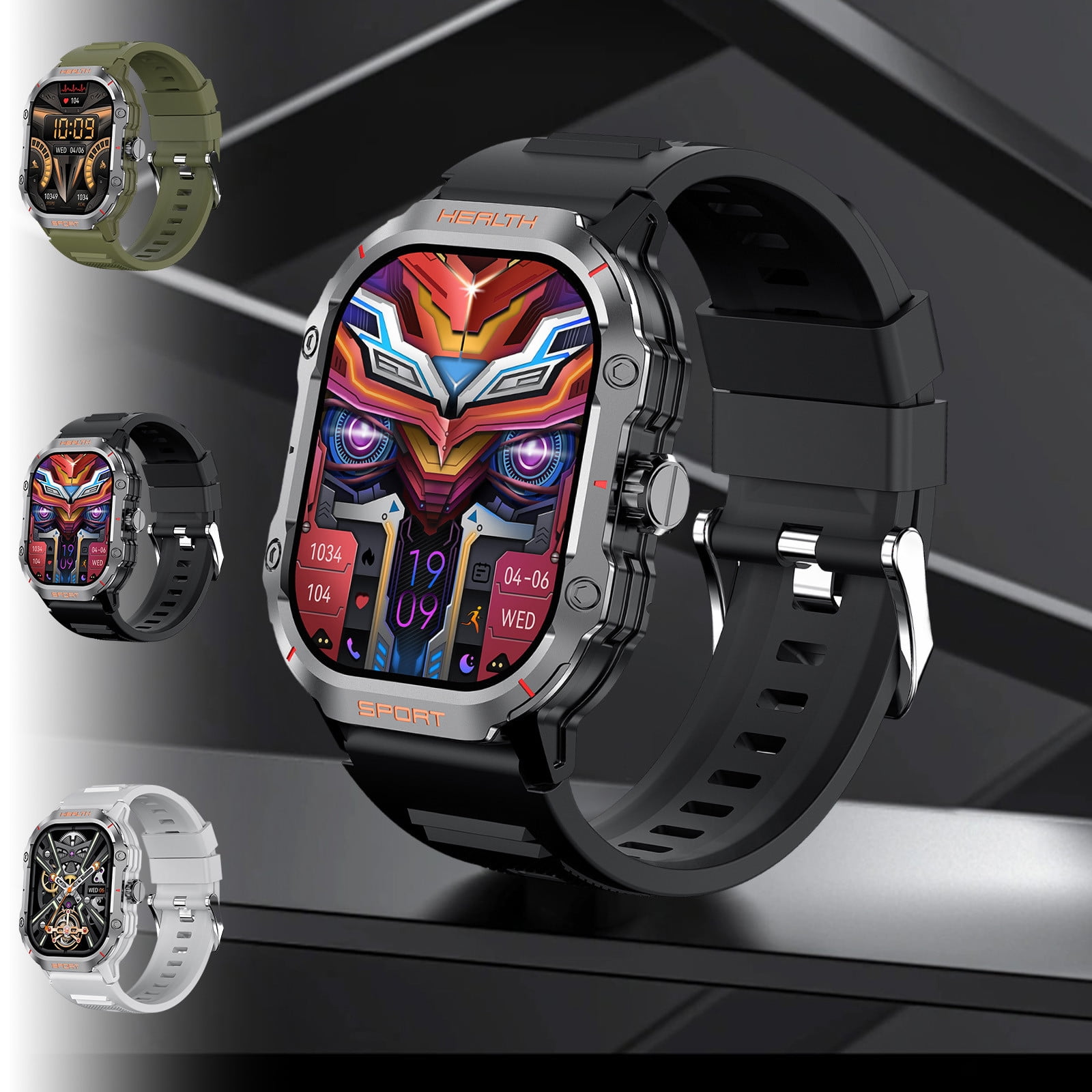 Smart Sports Watch, HD Smart Bracelet, 1.01-inch Display, Bluetooth ...