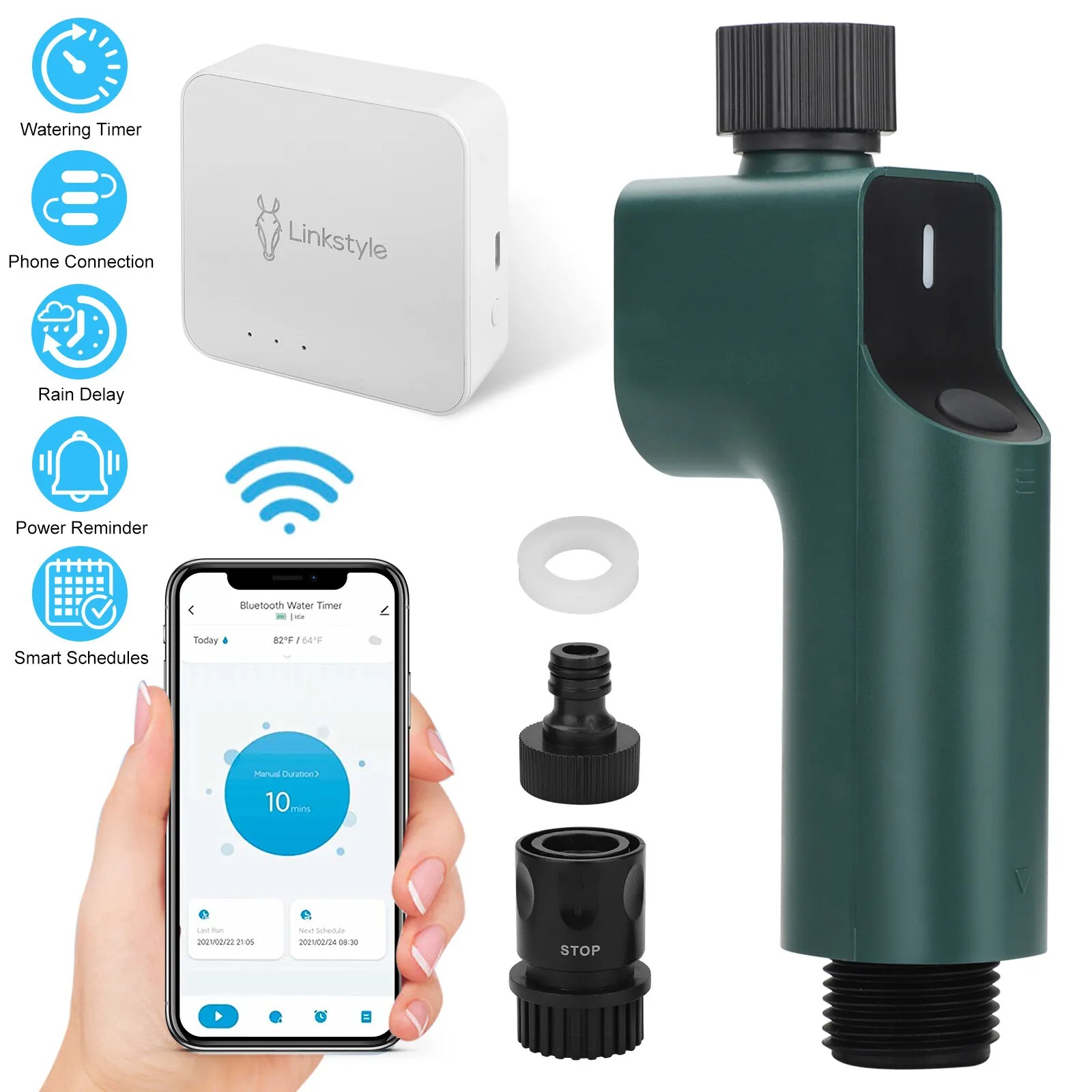 Smart Sprinkler Time Outdoor Irrigation Garden Rain Sensor with ...