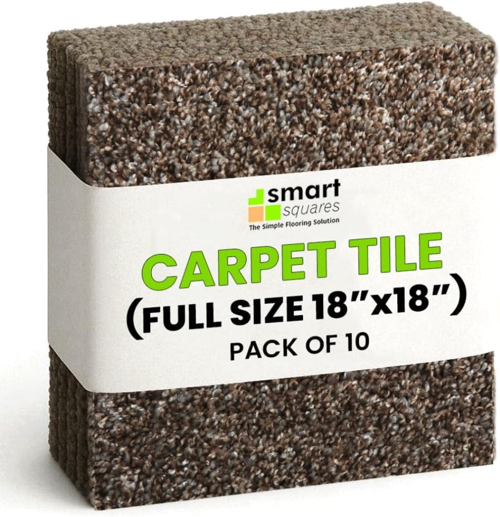 Smart Squares in A Snap Premium Made in The USA Carpet Tiles 18x18 Inch ...