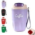 Smart Stainless Steel Coffee Vacuum Flask with LED Digital Temp Display ...