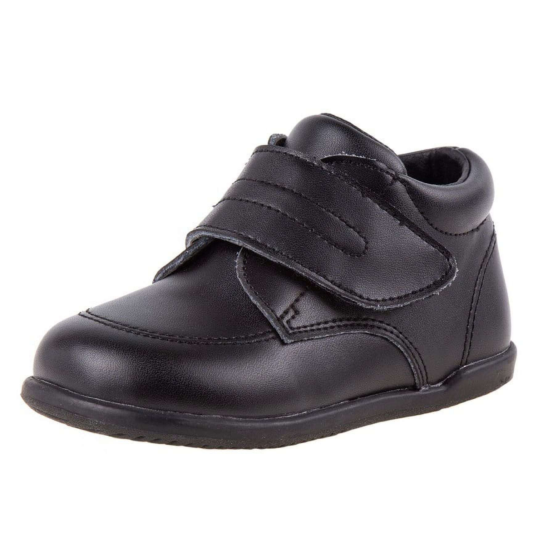 Smart Step Toddlers' Medium Width Hook and Loop Leather Walking Shoes ...