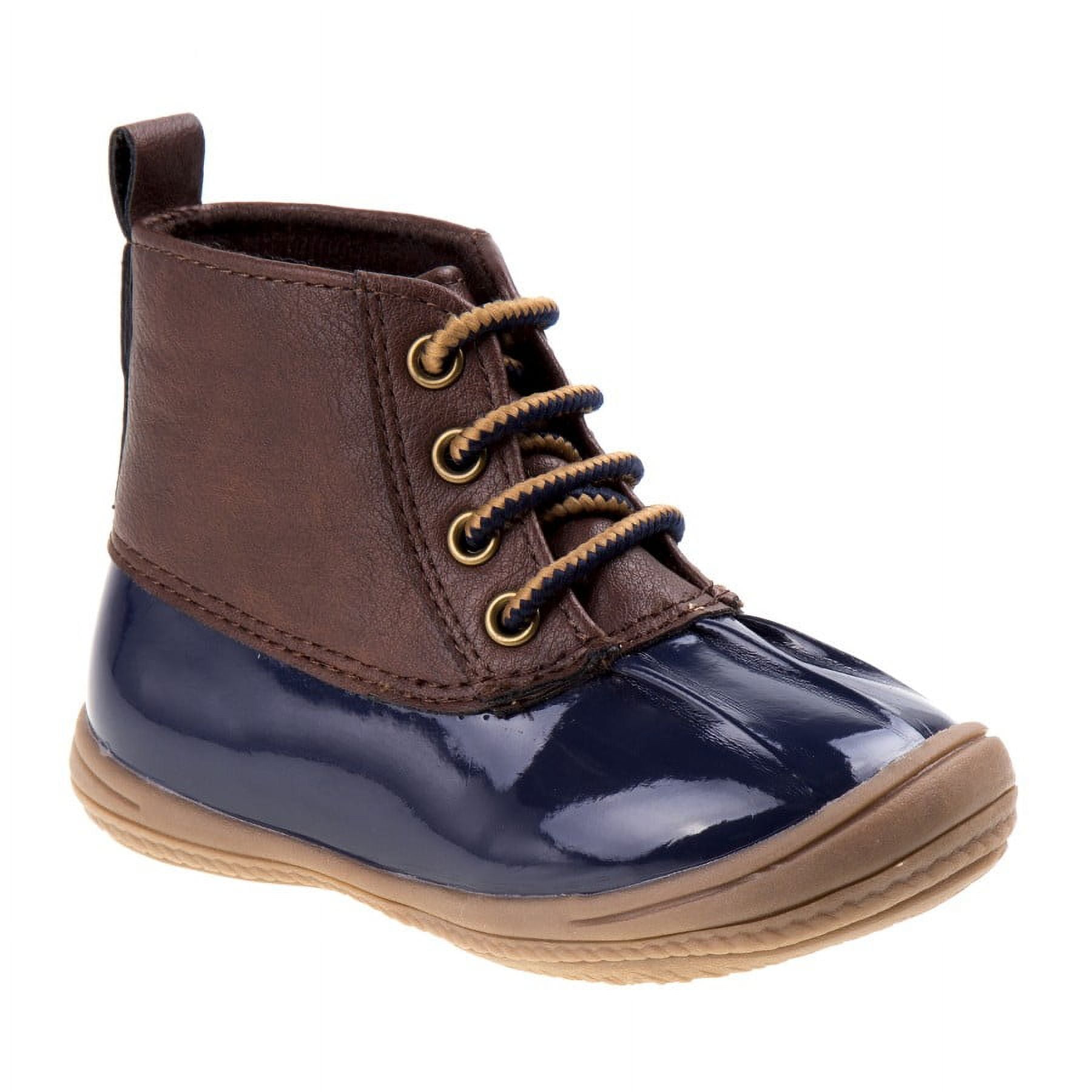 Smart Step Unisex Lace-Up Ankle High Hi-Top Duck Boots - Navy, 7 ...