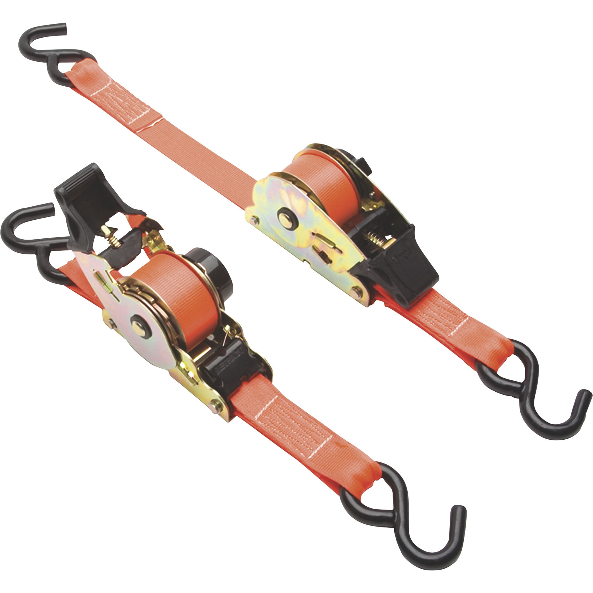 Smart Straps Retractable Ratchet Tie Downs- 10ftL 3,000-Lb Cap 2-Pack ...