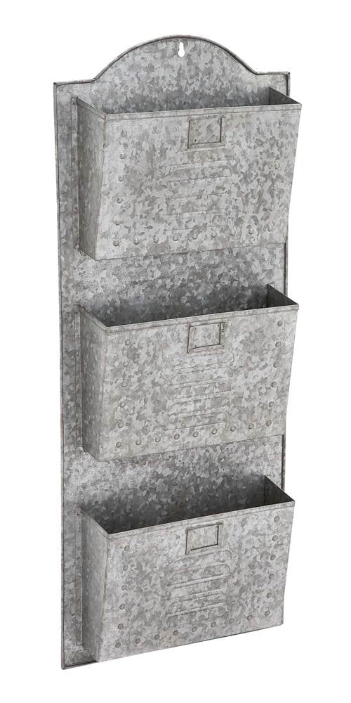 Benzara 49139 Smart Styled Classy Metal Wall Pocket - Walmart.com