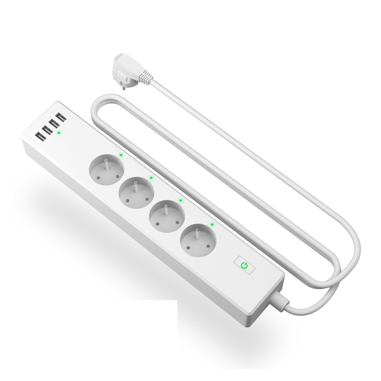 Smart Surge Protector Power Strip Socket With USB - Walmart.com