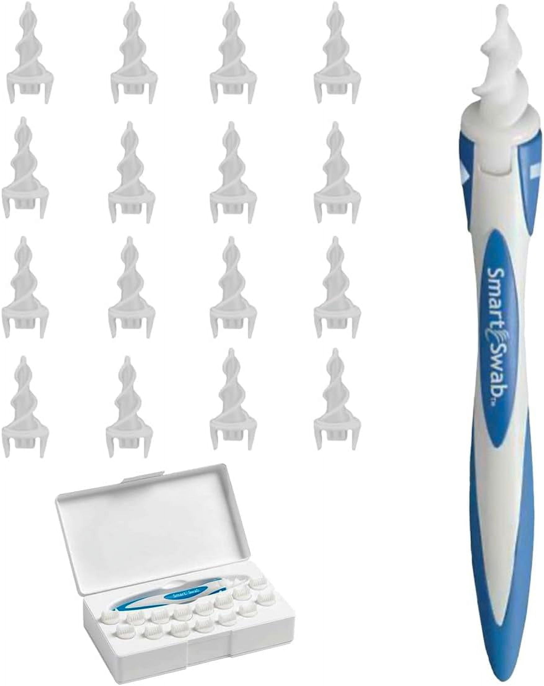 Smart Swab - Spiral Ear Cleanser - Earwax Remover Tool - 16 Replaceable ...