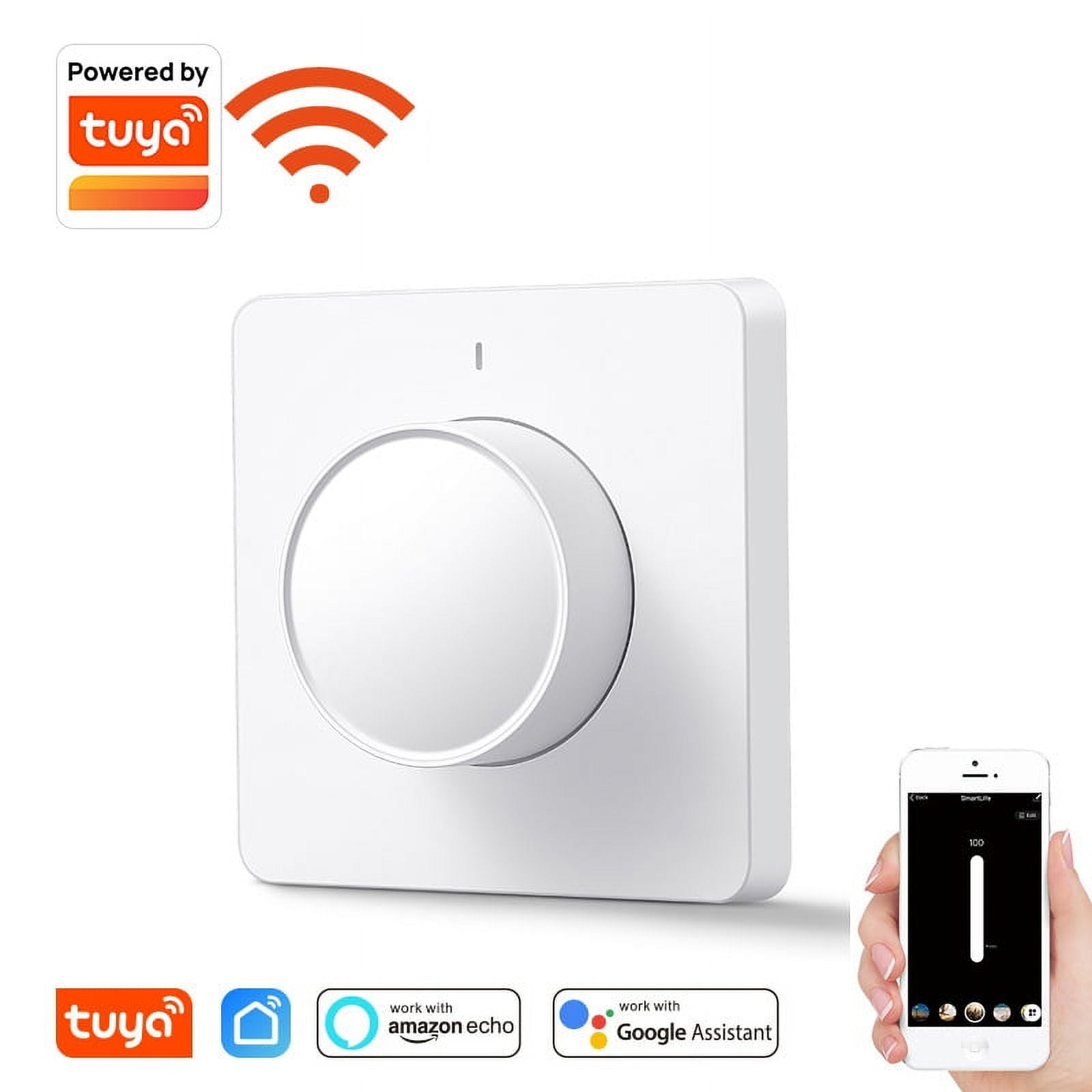 Smart Switch Compatible with Home with Remote Control Single-Pole ...