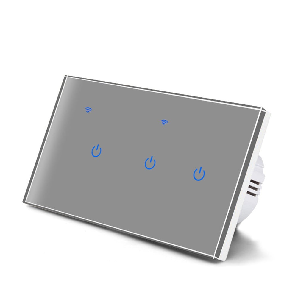Smart Switch Panel Wifi Touch Switch For Tuya App Remote Control Glass ...