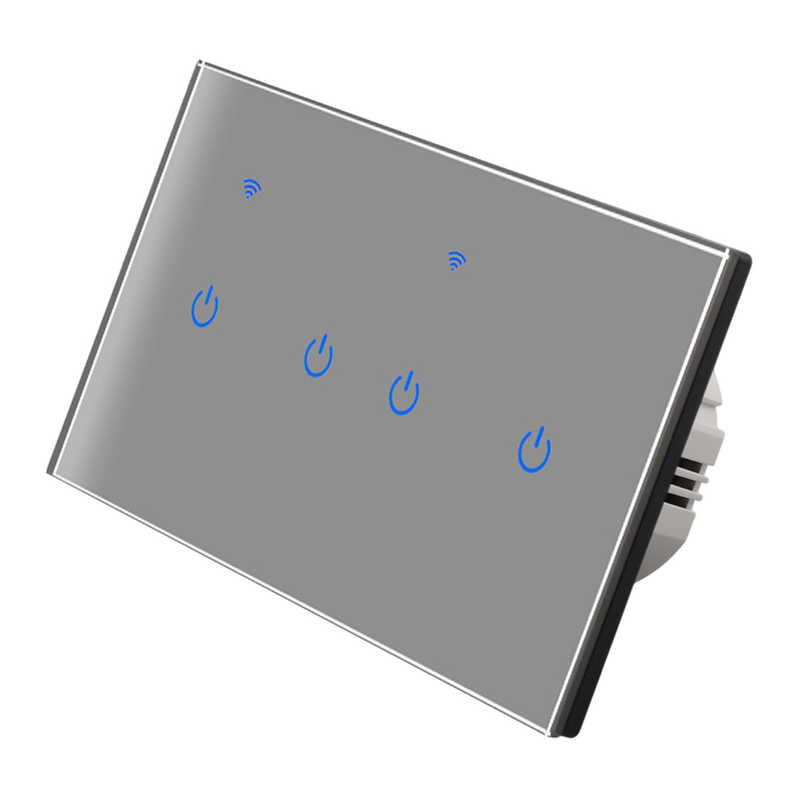 Smart Switch Panel Wifi Touch Switch For Tuya App Remote Control Glass ...