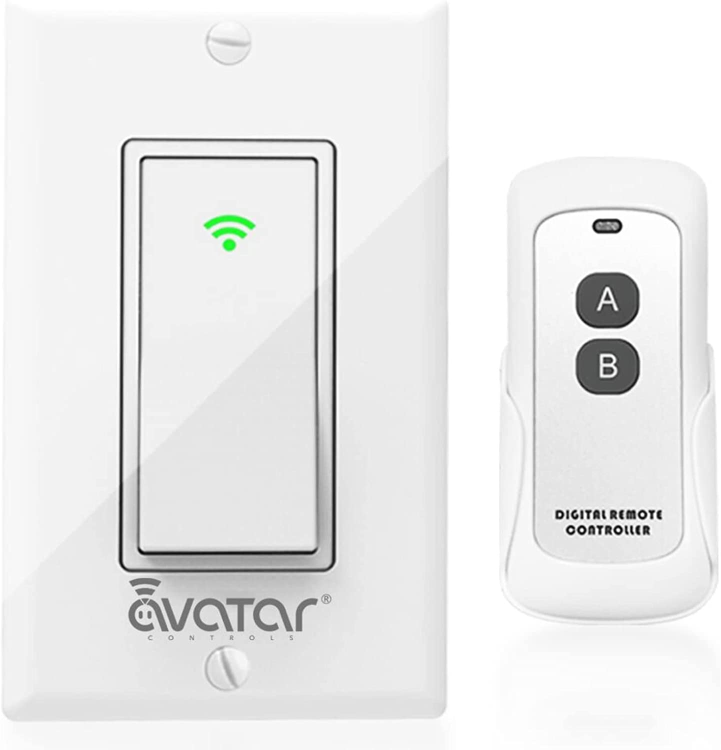 Smart Switch with Remote Control with Alexa/Google Home Light Smart ...