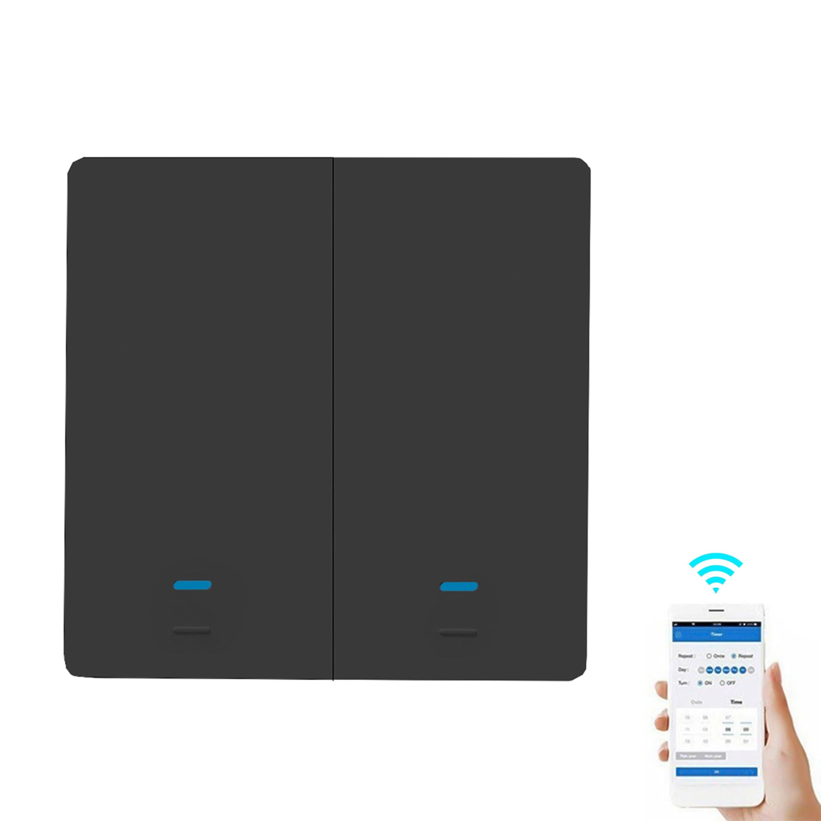 Smart Switch,Switch Required Wire Wi-fi Button Voice Switch Wire Hub ...