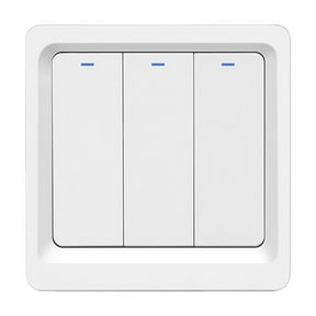 Glass Panel 1/2/3/4 Gang 1 Way Reset Pulse Switch Momentary Contact ...