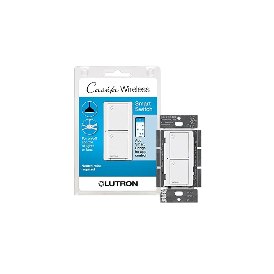 Smart Switch for LED Lights & Fans - Neutral Wire Required, Single-Pole ...