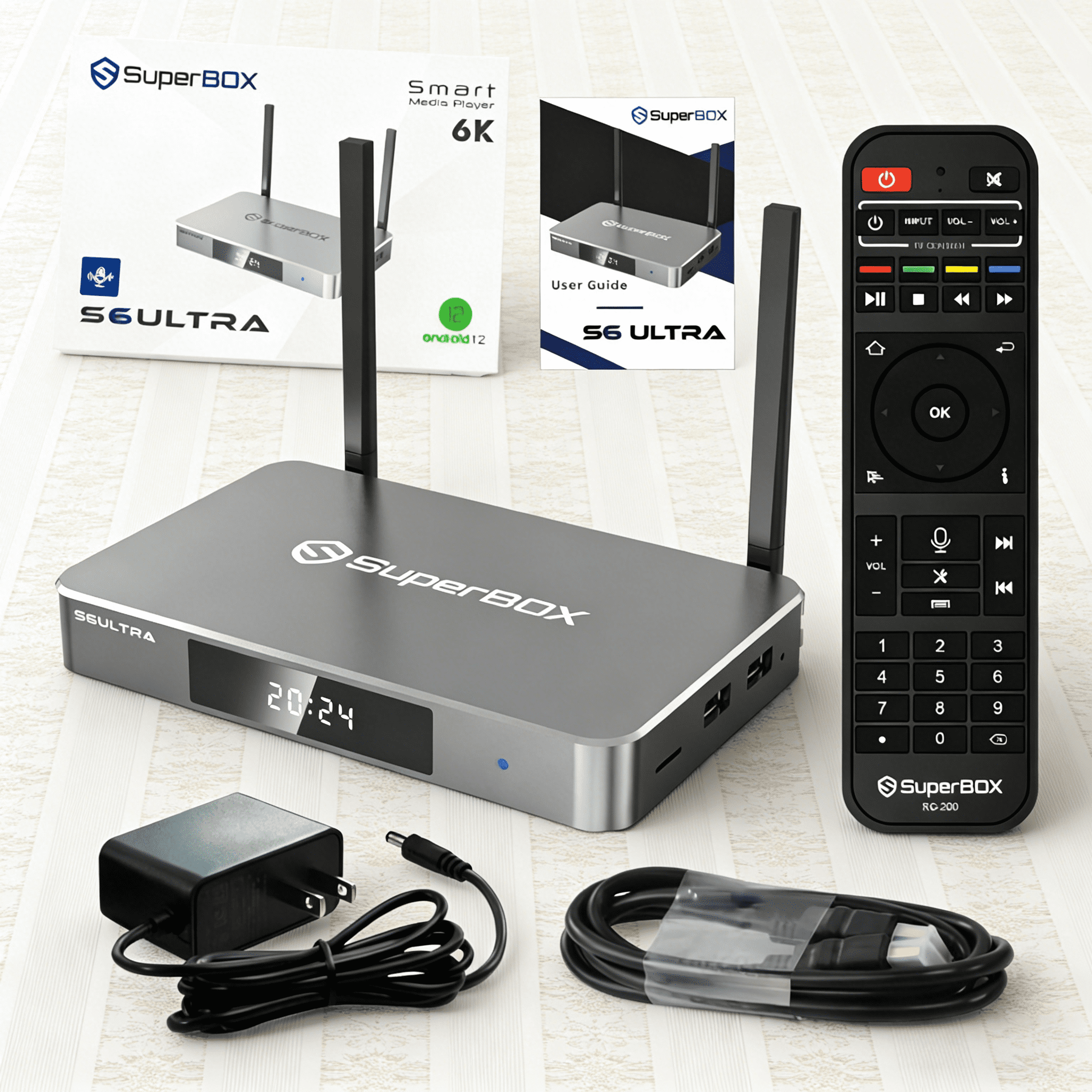 Smart TV Box - Superbox S6 Ultra - Android 12 - Proprietary Chip 4GB ...