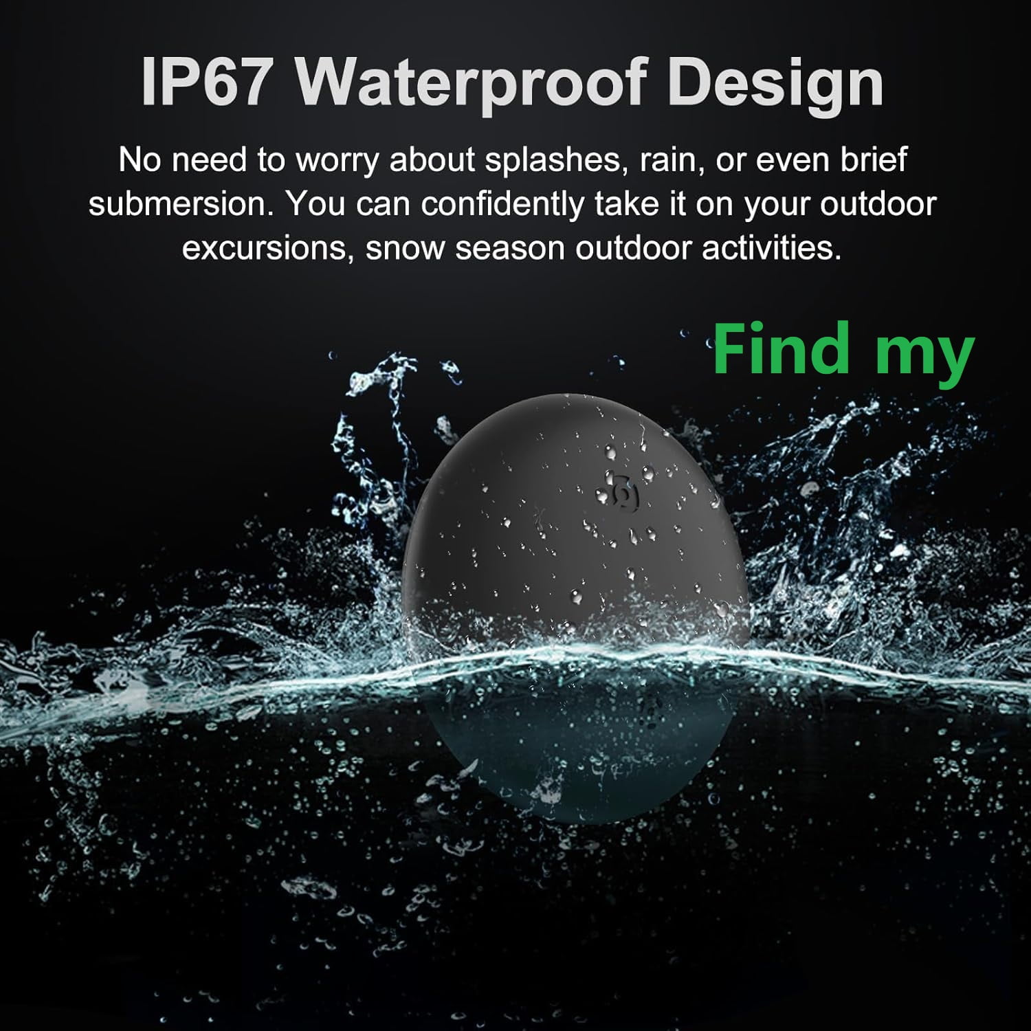 Smart Tag, Air Tracker Luggage Tracker, Works with Apple Find My (iOS Only), Item Locator for ...