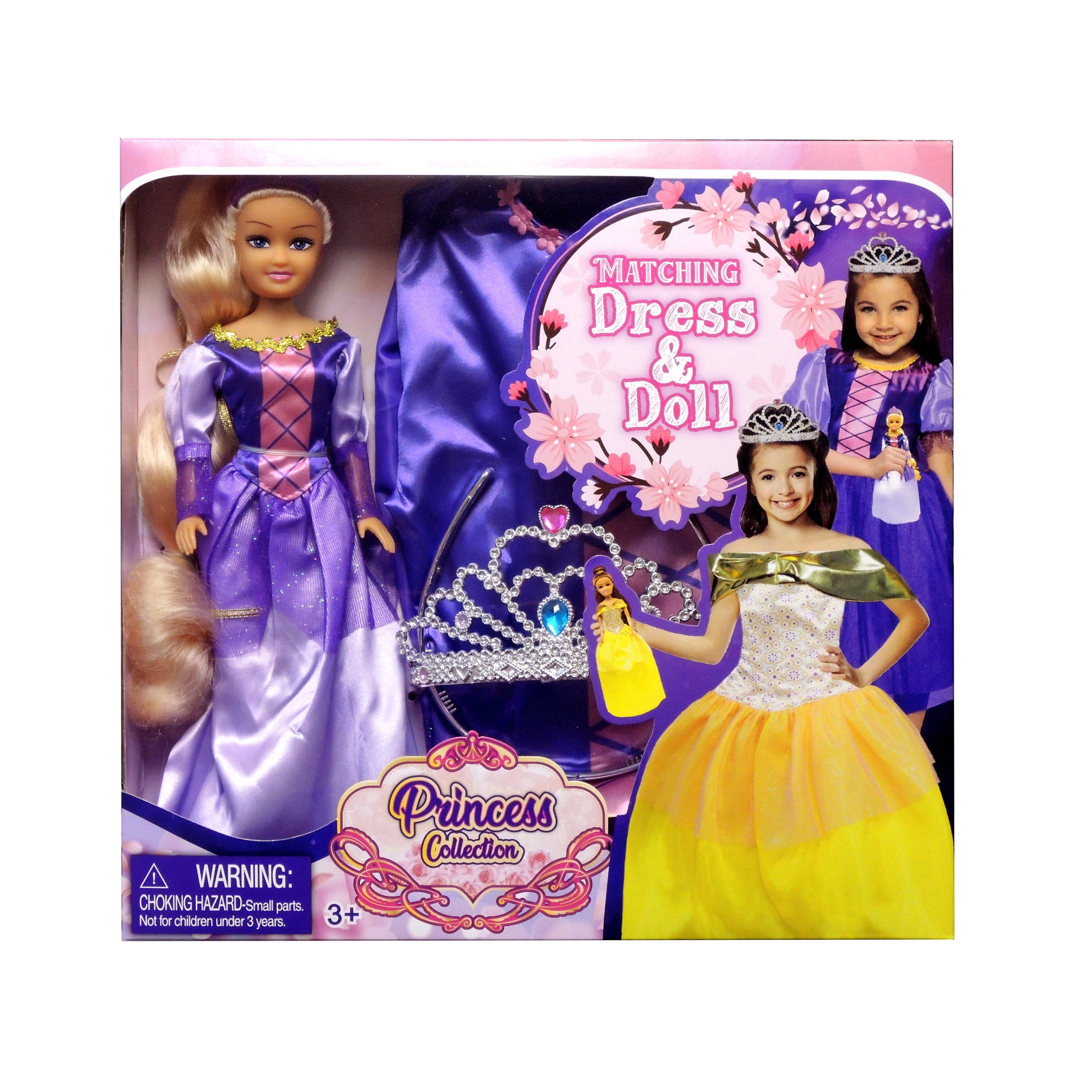 Smart Talent Princess Doll with Matching Costume - Purple/Blonde ...