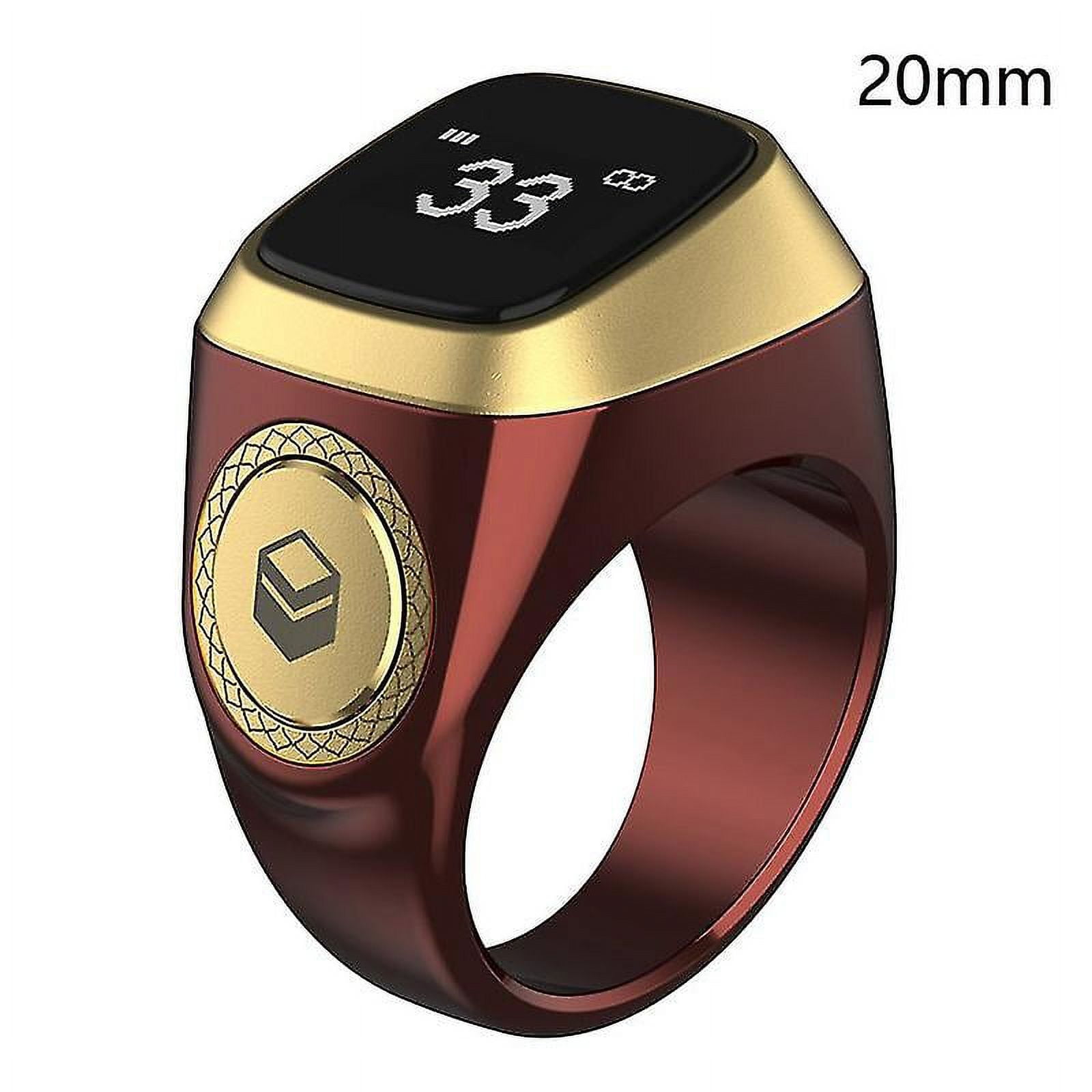 Smart Tasbih Tally Counter Ring for Muslims Zikr Digital Tasbeeh 5 ...
