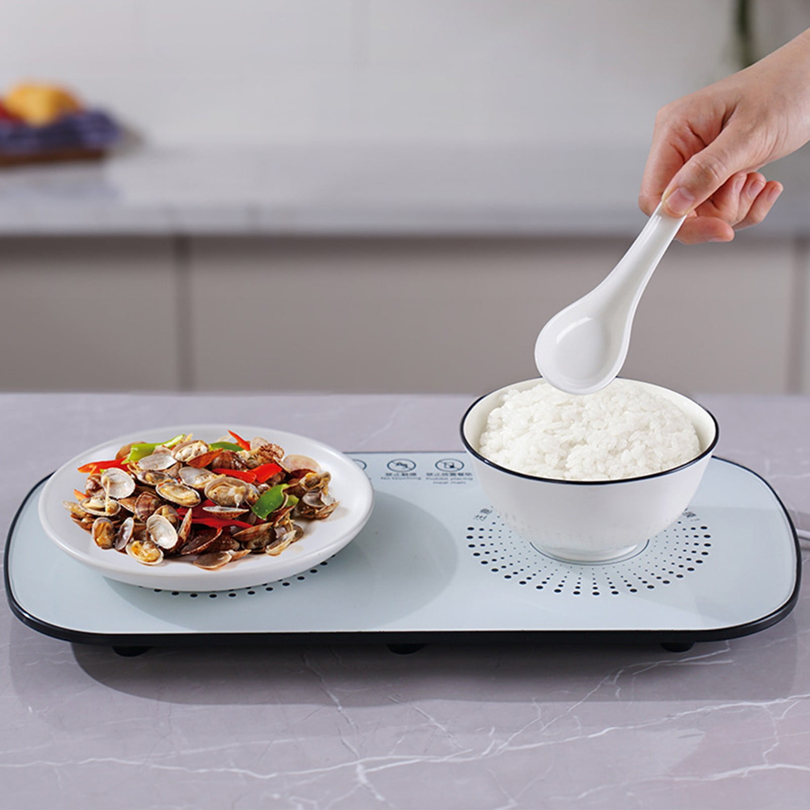 Smart Temperature Controlled Cutting Board, Heated Multifunctional Food ...