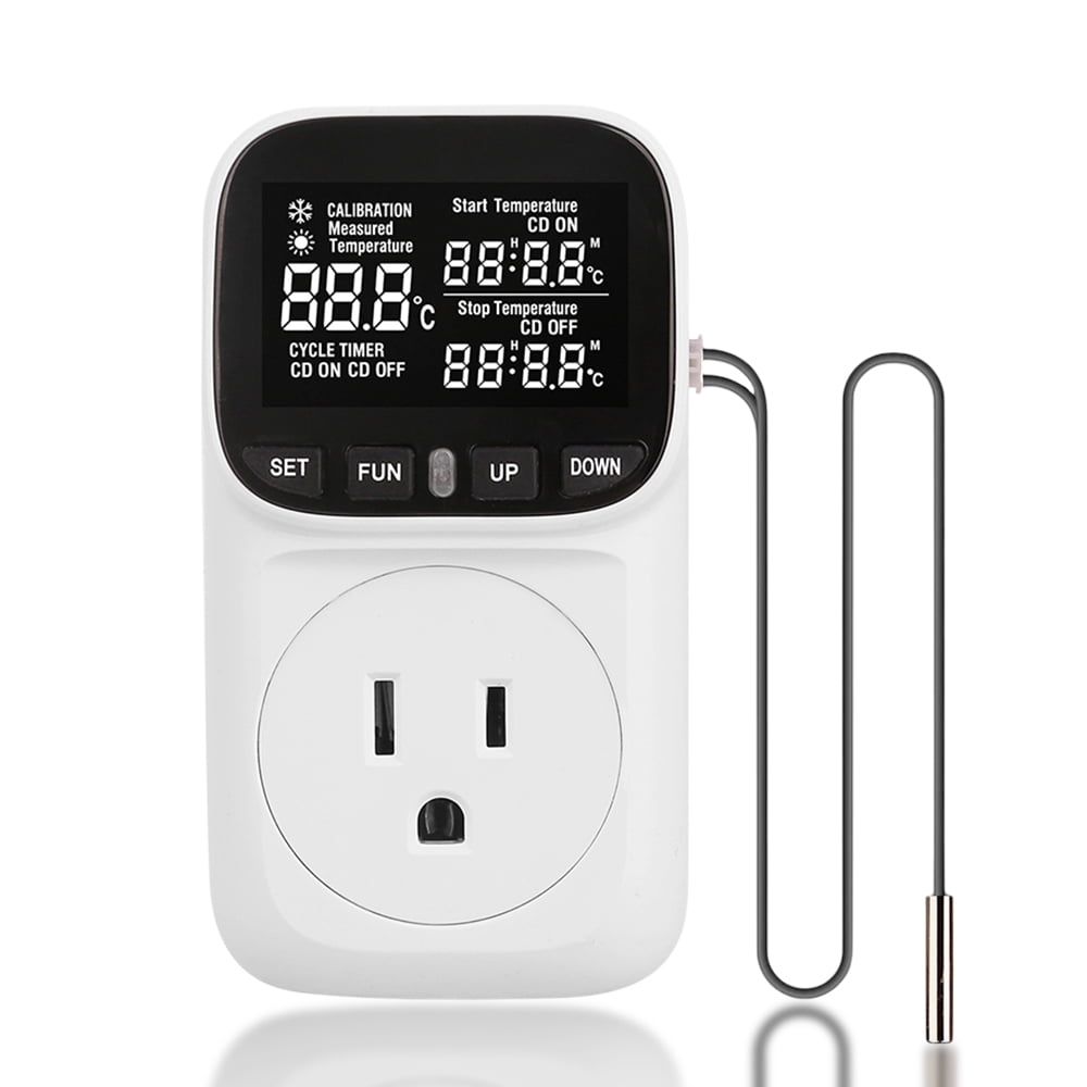 Smart Temperature Controller Thermostat Timer - Plug-in Temperature ...