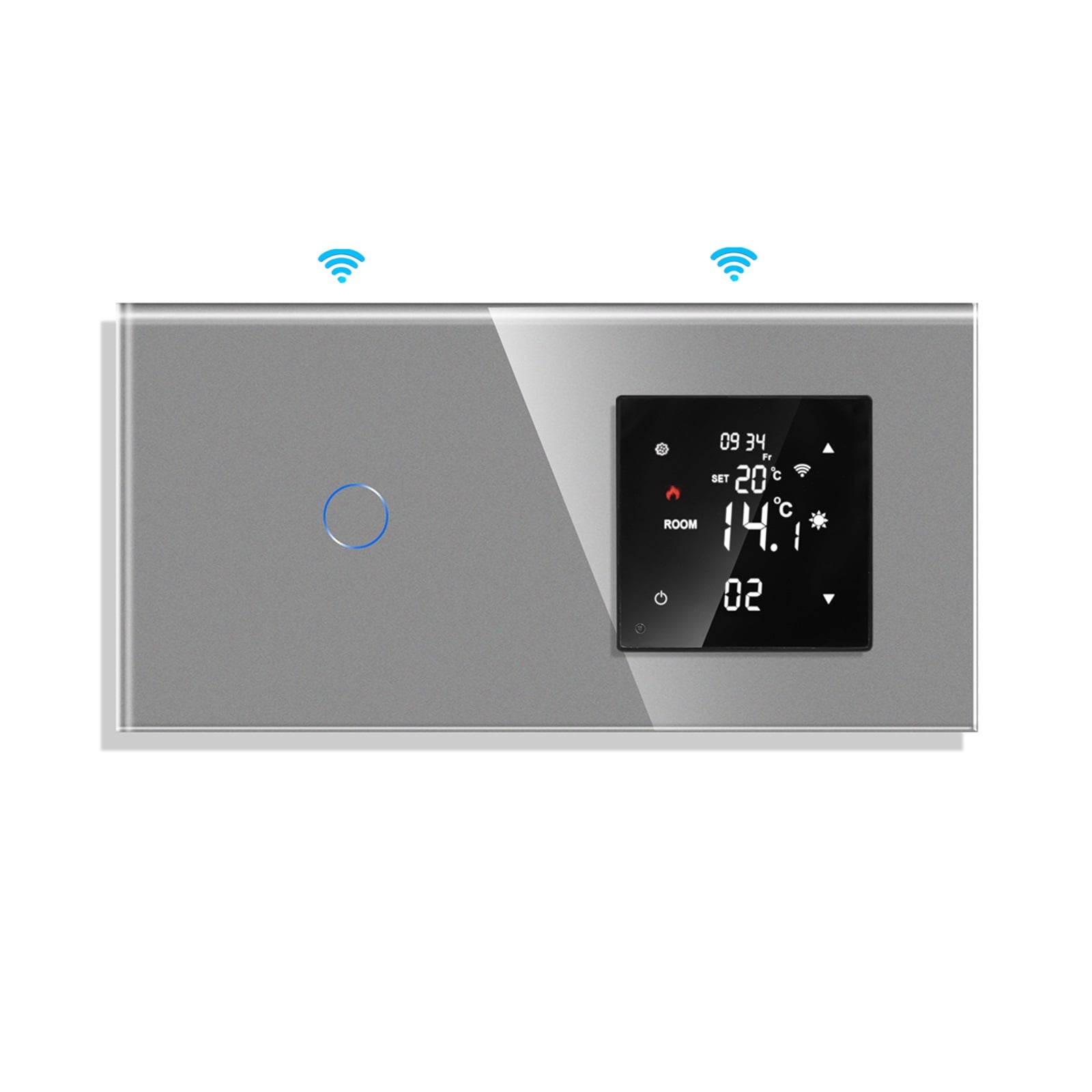 Smart Temperature Controller With Touch Switch Neutral Wire Water ...