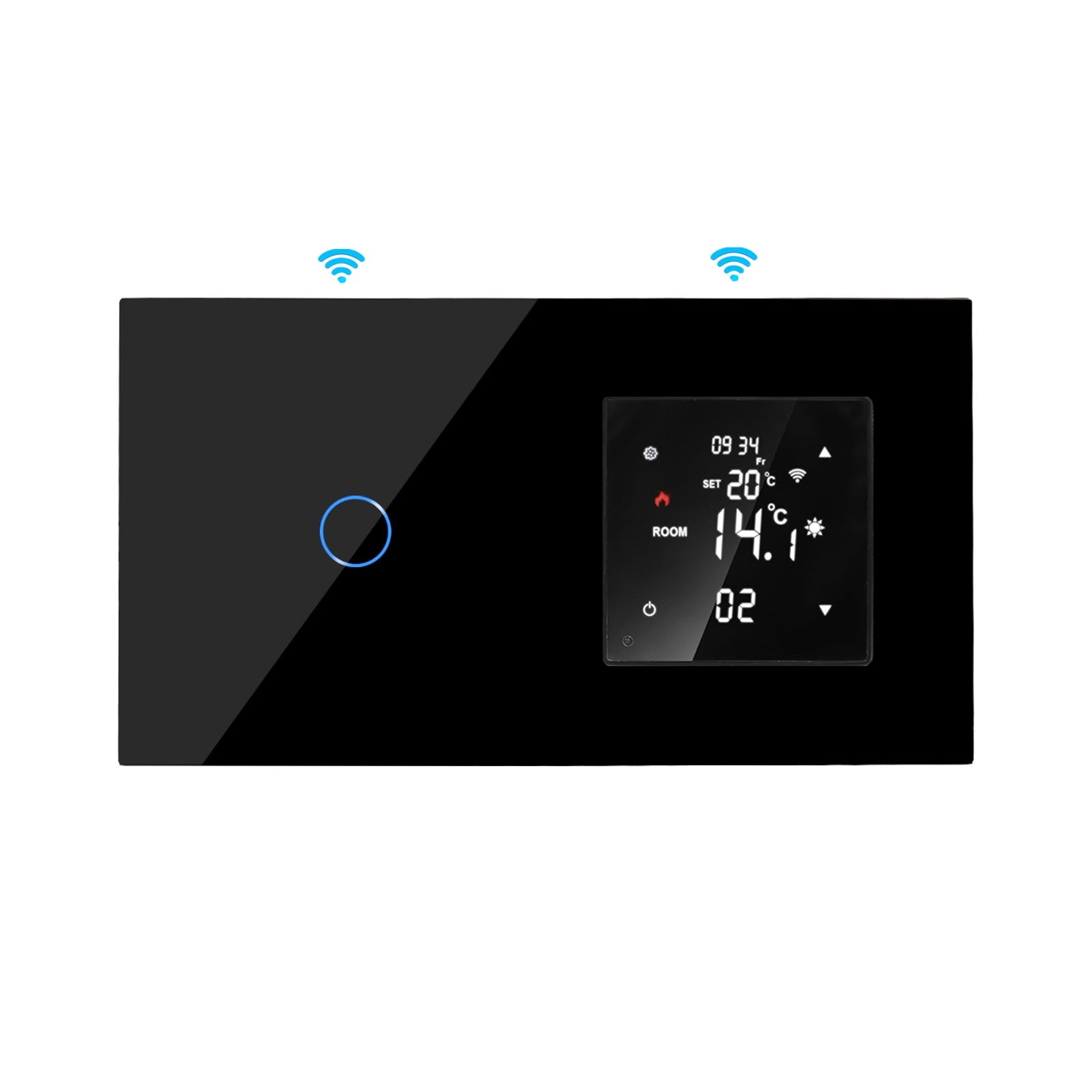 Smart Temperature Controller With Touch Switch Neutral Wire Water Electric Floor Gas Boiler