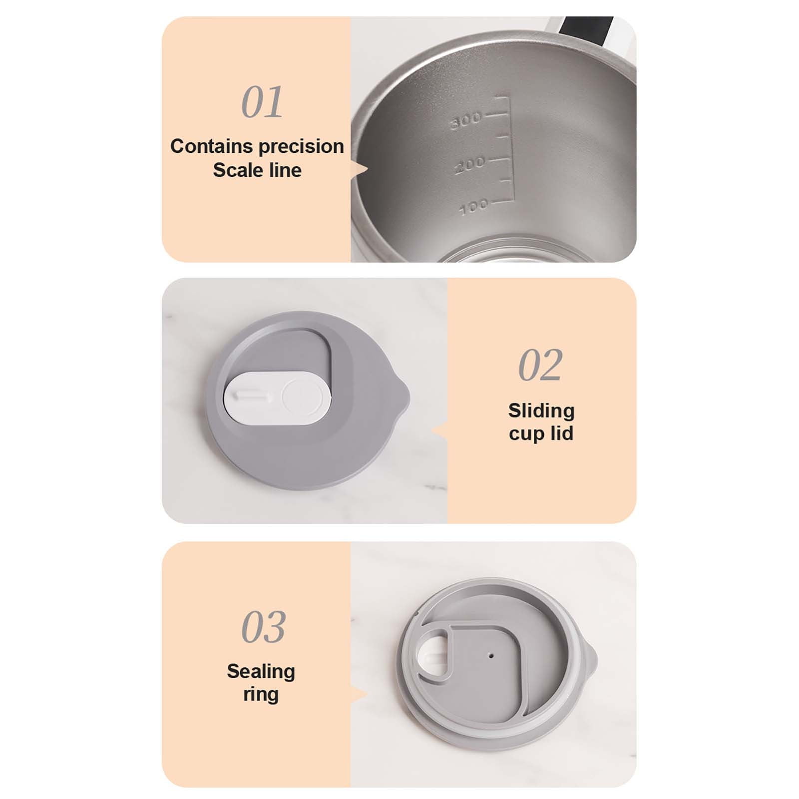 Smart Temperature-Monitoring Magnetic Automatic Coffee Stirring Cup ...