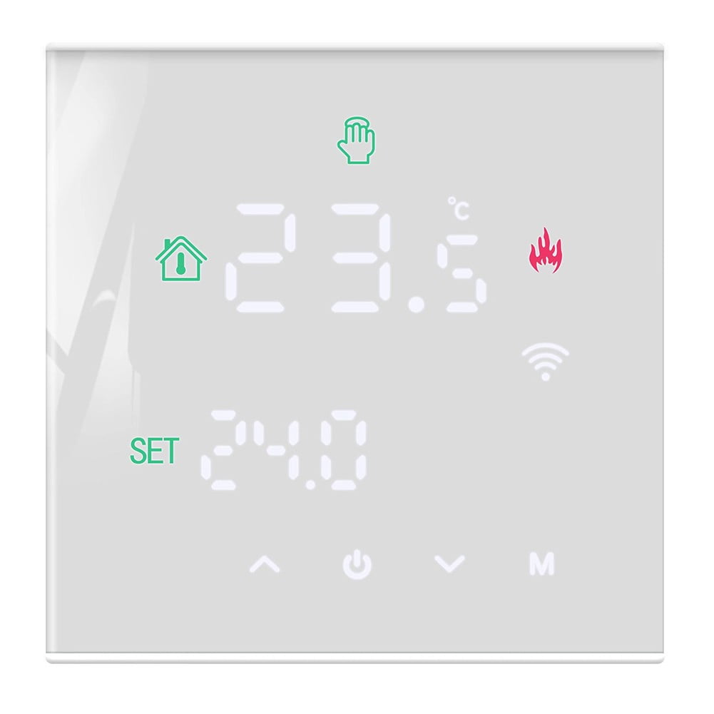 Smart Temperature Remote Controller For For Tuya Wifi Thermostat Lcd Display Touch