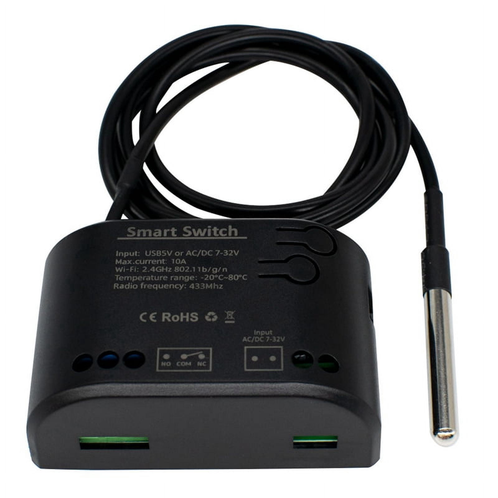 Smart Temperature Switch with Thermostat Sensor Tuya APP/ Control ...