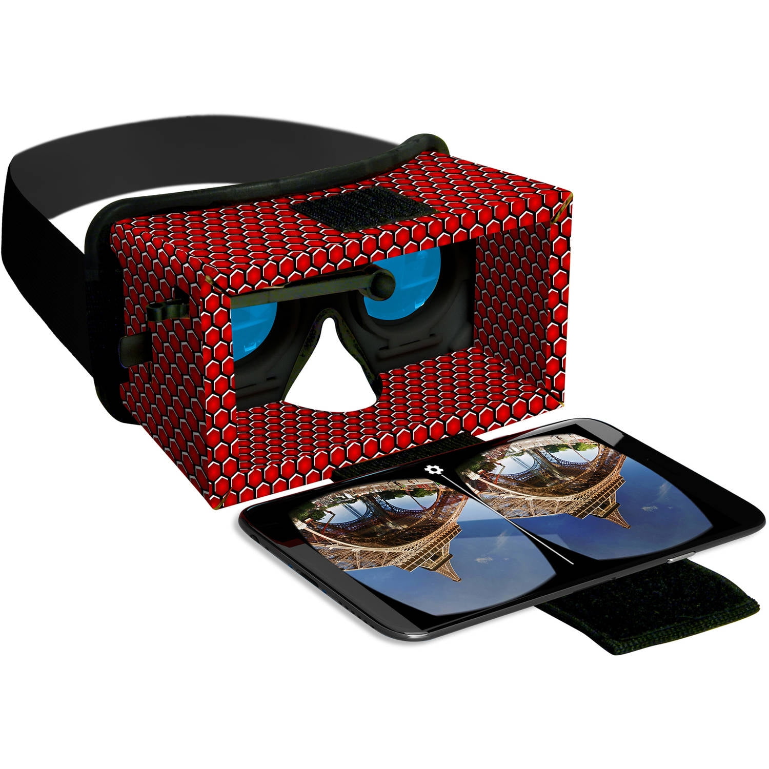 Smart Theater Virtual Reality Deluxe Cardboard Headset - Walmart.com