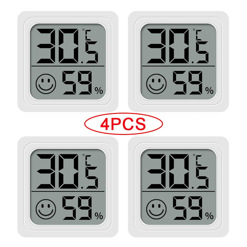 Smart Thermometer Home Indoor Temperature Humidity Sensor LCD Digital ...