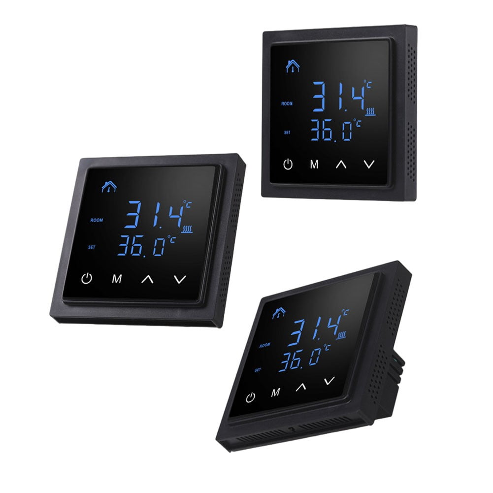 Smart Thermostat 16A With Led Touch Screen Floor Heating Temperature ...