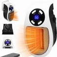 Smart Thermostat Heater, 350W Portable Electric Heater with Timer ...