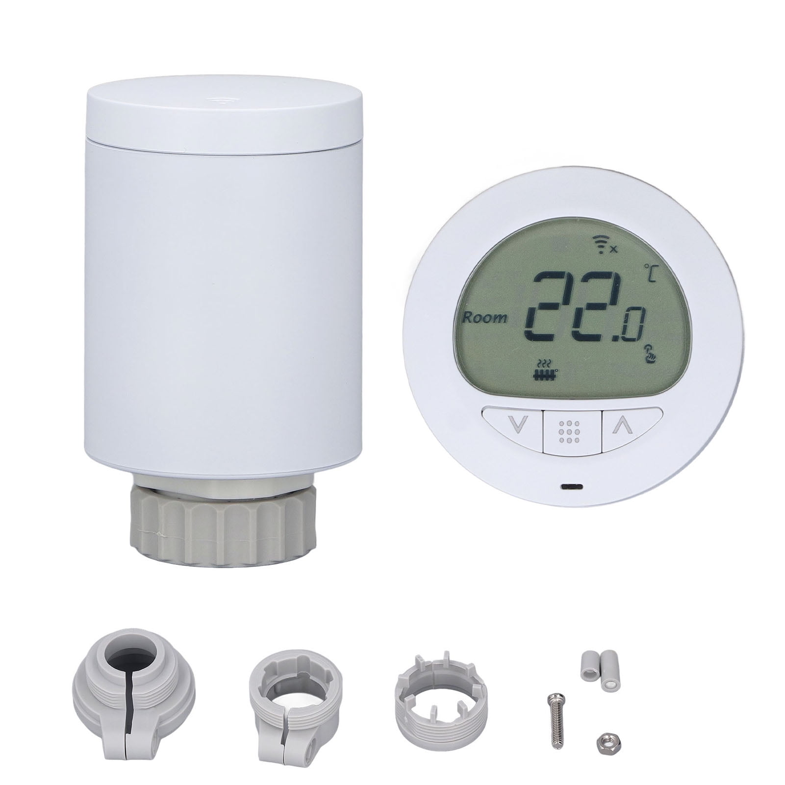 Smart Thermostat Radiator Valve with App Control, LED Display, and WiFi ...