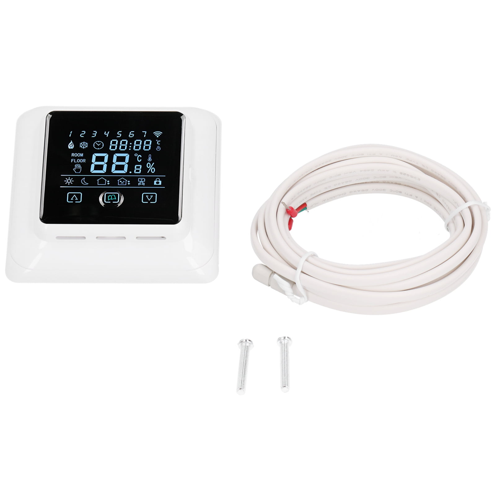 Smart Thermostat Screen Week Programming Temperature Controller for ...