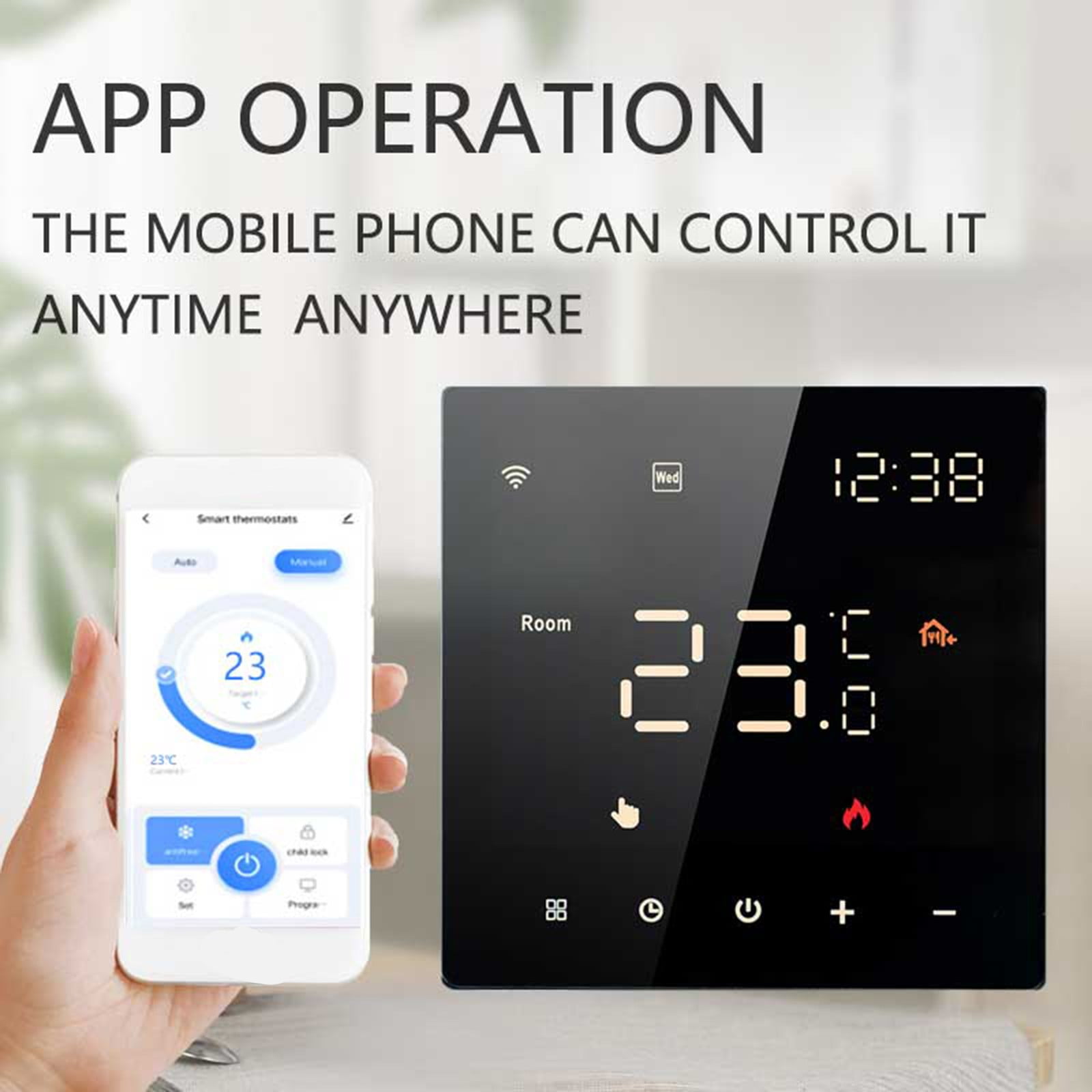 Smart Thermostat WiFi Remote Control Voice Control Group Control ...