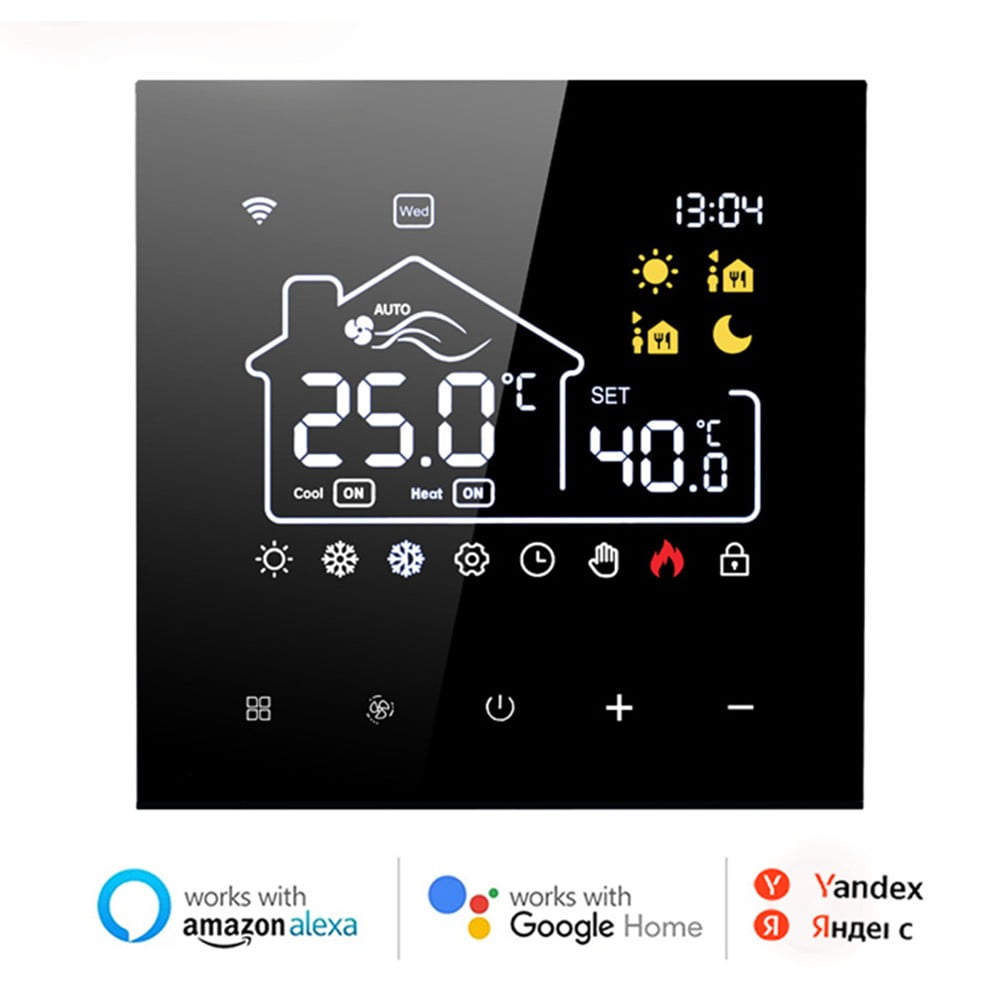 Smart Thermostat Wifi Tuya Central Heating Room Termostato Underfloor Heating - Walmart.com