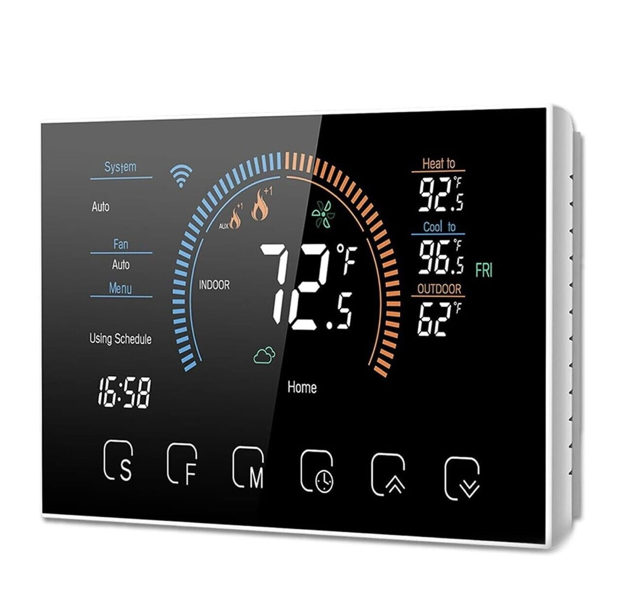 Smart Thermostat for Home, WiFi Programmable Digital Thermostat, Energy Saving - Walmart.com