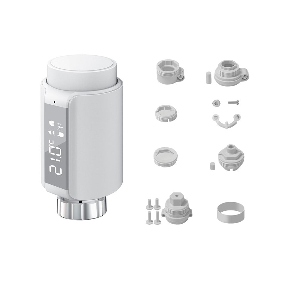 Smart Thermostatic Radiator Valve for Programmable Temperature Control ...