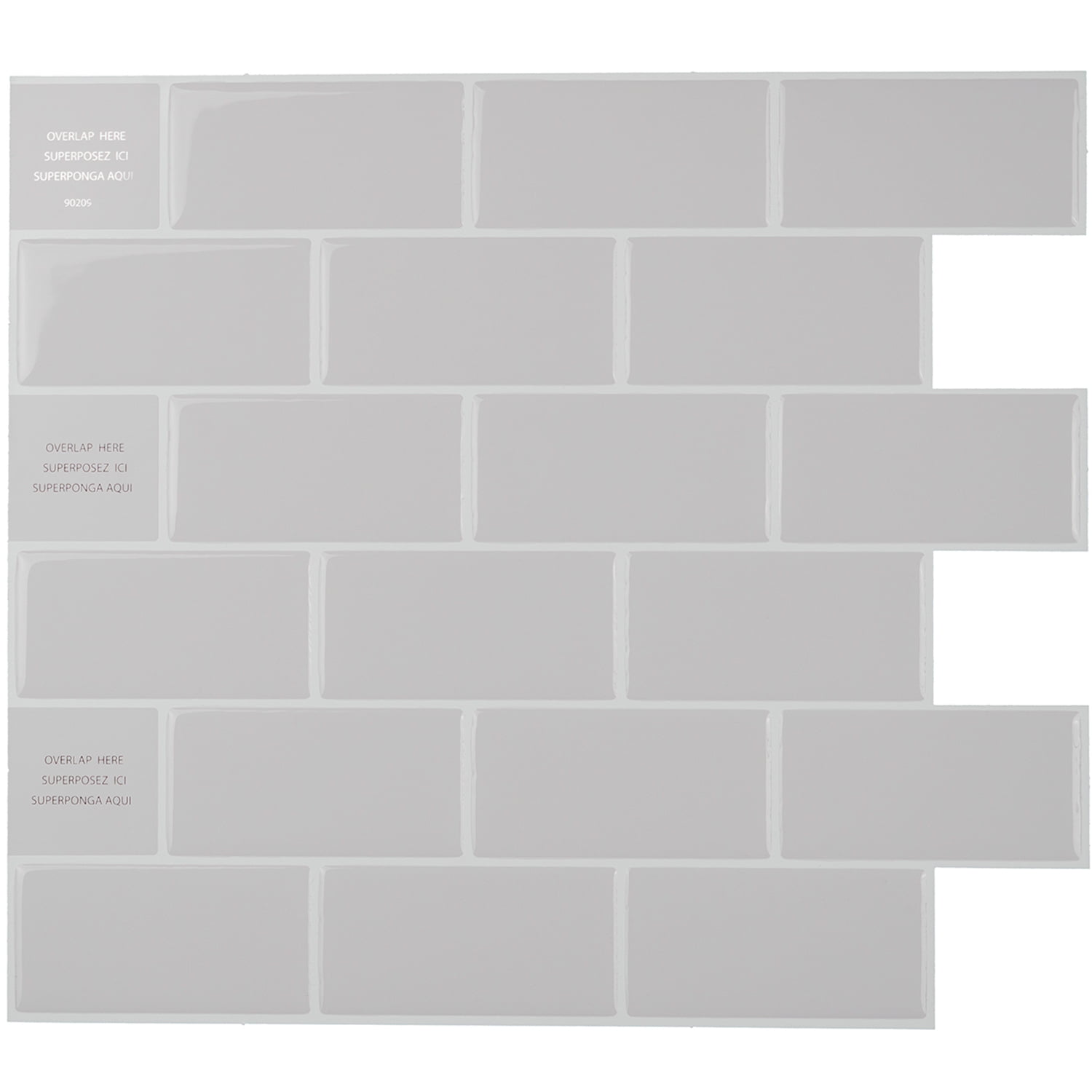 Smart Tiles - Subway Backsplash Adhesive Mosaic - Peel & Stick 3D ...