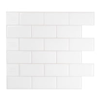 Smart Tiles - Subway Backsplash Adhesive Mosaic - Peel & Stick 3D ...