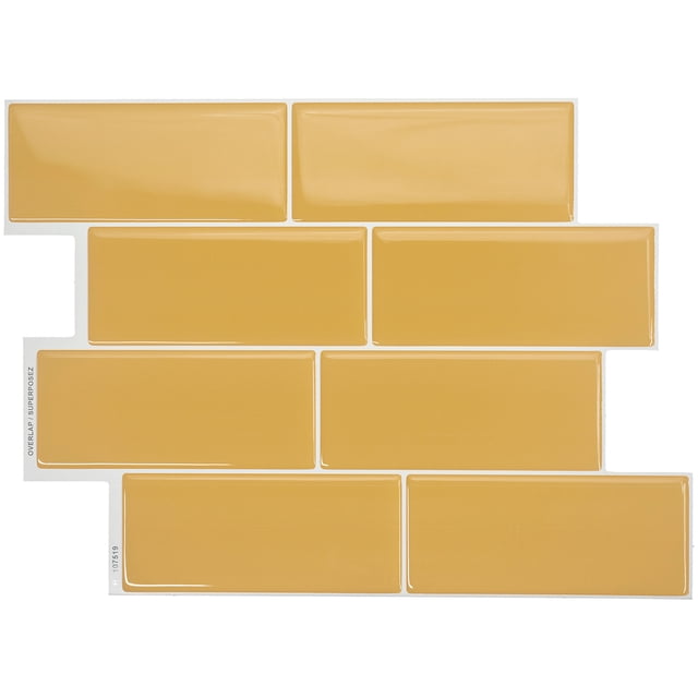 Smart Tiles - Self-Stick 3D Adhesive Subway Backsplash Tiles for ...