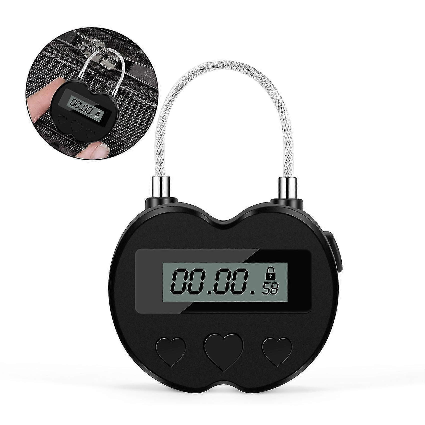 Smart Time Lock Lcd Display Time Lock Multifunction Travel Electronic , Waterproof Usb ...