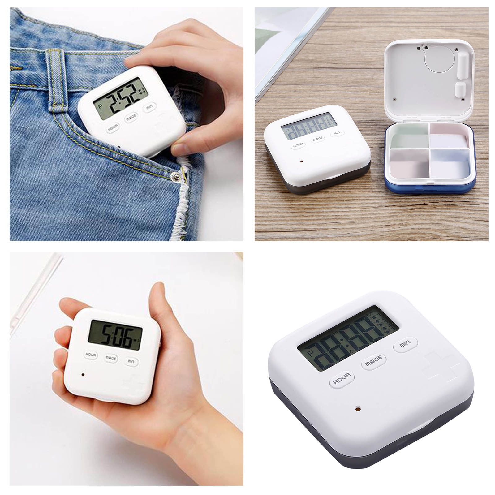 Smart Timing Food Storage Box Box Electronic Timer Alarm Clock Reminder ...