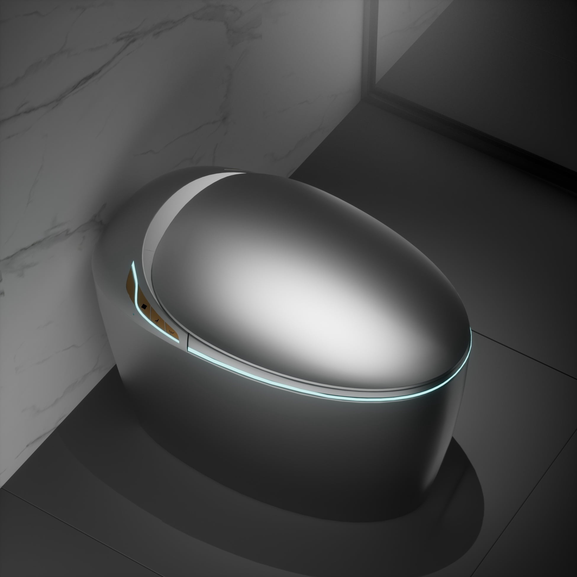 Smart Toilet, Bidet Toilet for Modern Bathroom, Intelligent Toilet ...