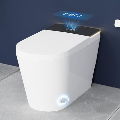 Smart Toilet with Built-in Bidet Seat, Smart Bidet Toilet,Built-in Tank ...