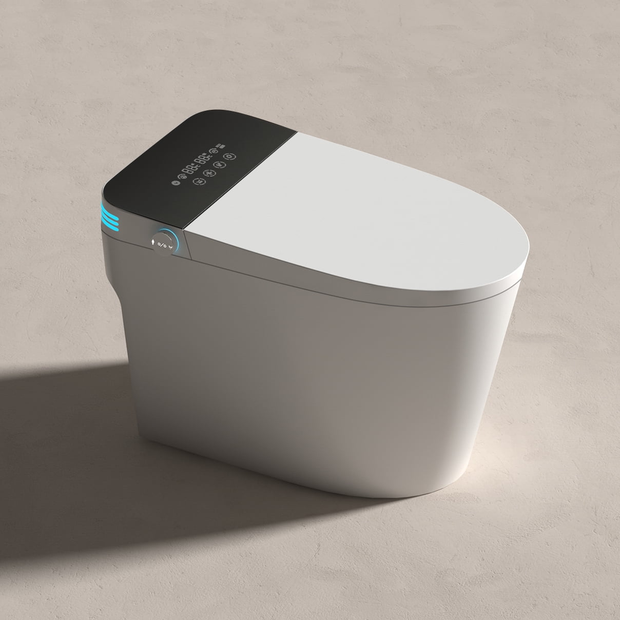 Smart Toilet, Electric Tankless Toilet with Automatic Flip Cover, One ...
